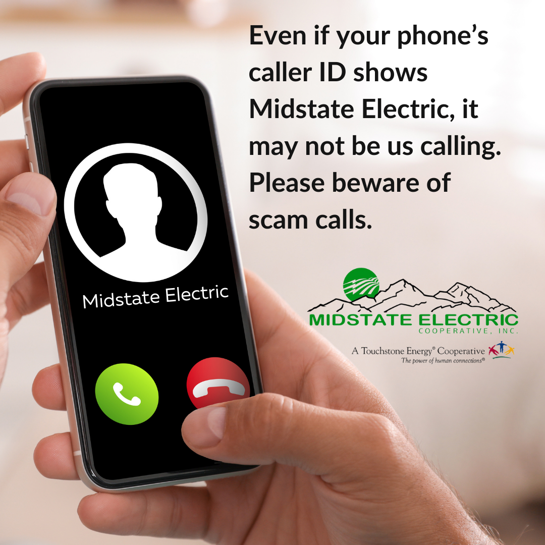 Beware of Scam Calls | Midstate Electric Cooperative, Inc Beware of Scam Calls | Midstate Electric Cooperative, Inc
